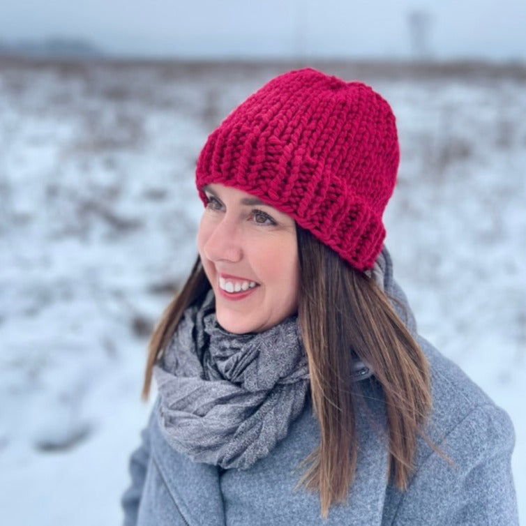 Basically Awesome Beanie Knitting Pattern – flynnknit